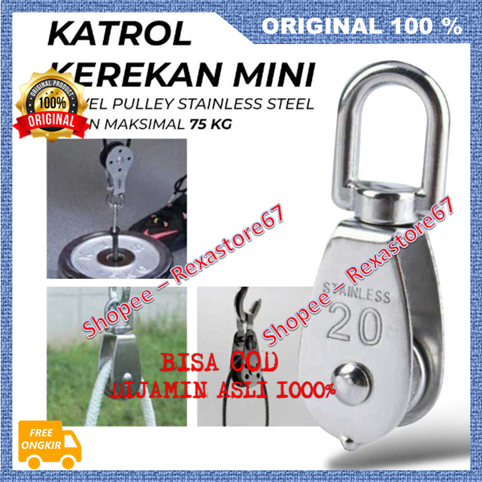 Harga Katrol Mini Stainless Terbaru Jan 2026 | BigGo Indonesia