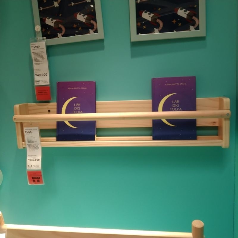 Produk Terlaris Rak buku majalah model duduk atau tempel dinding wall ...