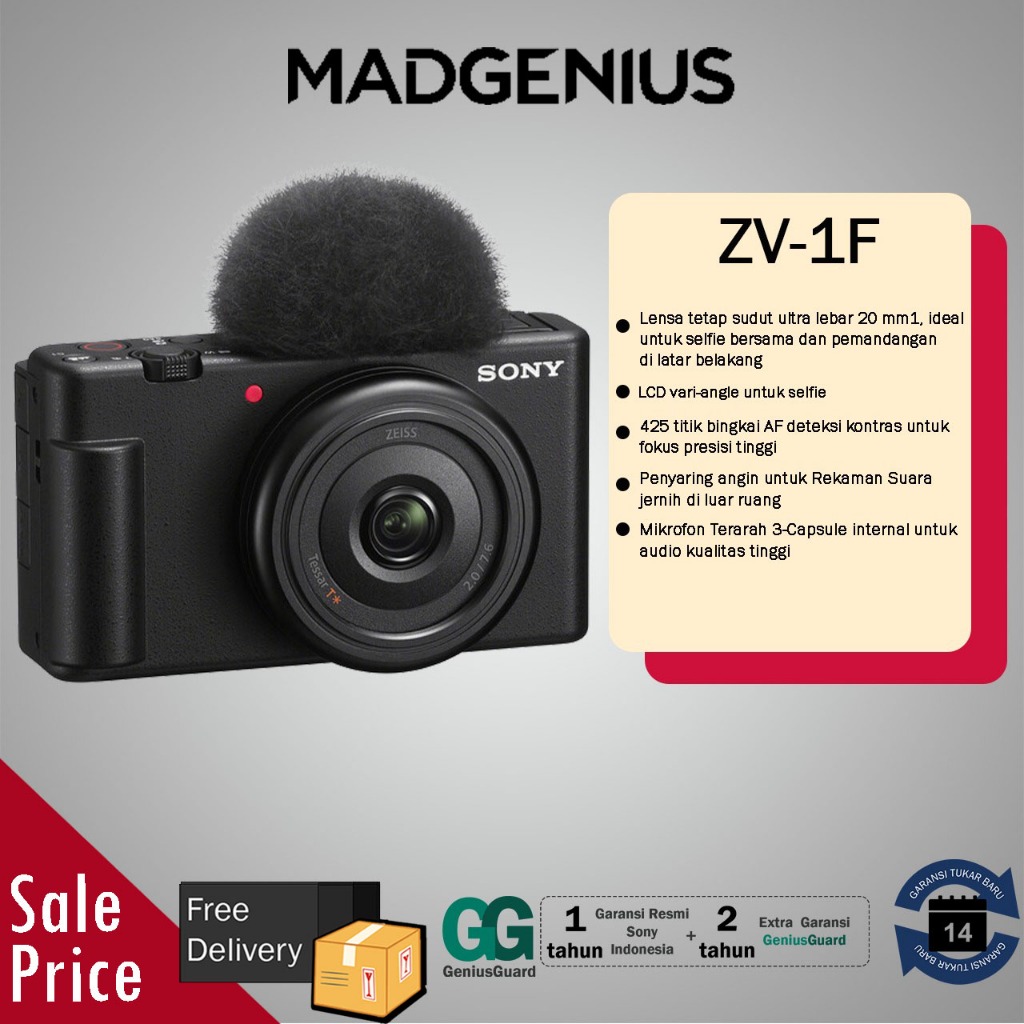 Harga Kamera Sony ZV1F Terbaru Jun 2026 | BigGo Indonesia