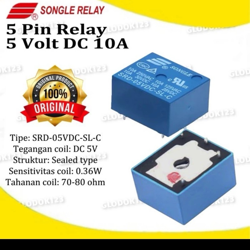 Harga Relay 5 Volt 5 PIN Terbaru Nov 2024 |BigGo Indonesia