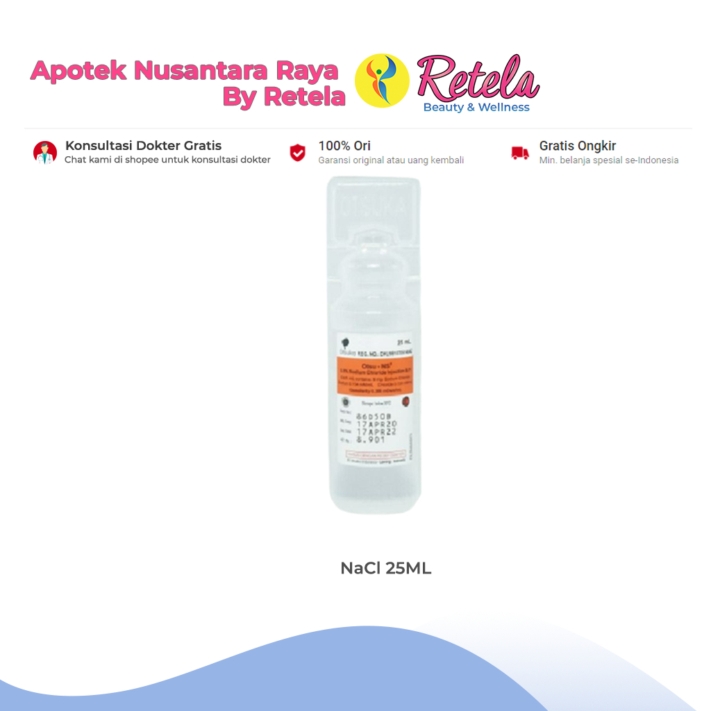 Harga Nacl 25ML Terbaru Jan 2025 | BigGo Indonesia