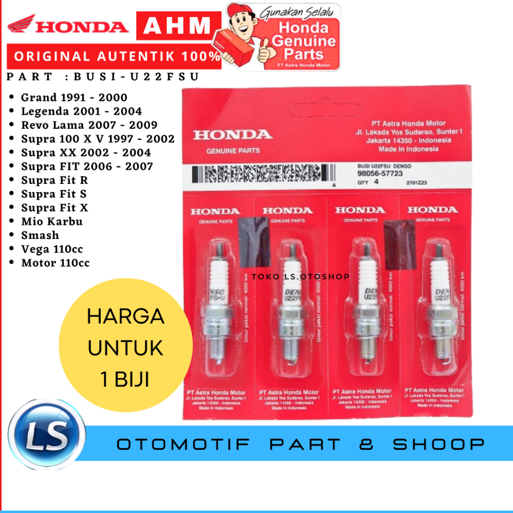 Harga busi motor denso u22fsu Terbaru Okt 2024 |BigGo Indonesia