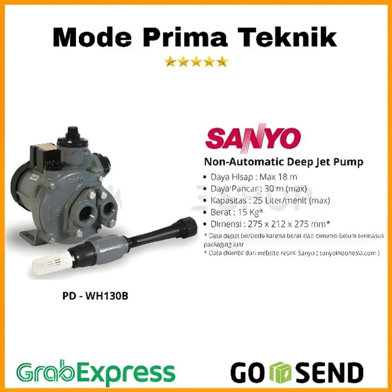 Harga pompa air semi jet pump sanyo Terbaru Jan 2025 |BigGo Indonesia