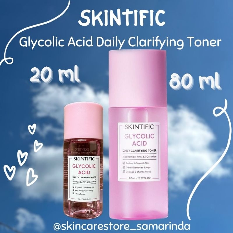 Harga Toner Skintific Glycolic Acid 20ML Terbaru Jun 2026 | BigGo Indonesia