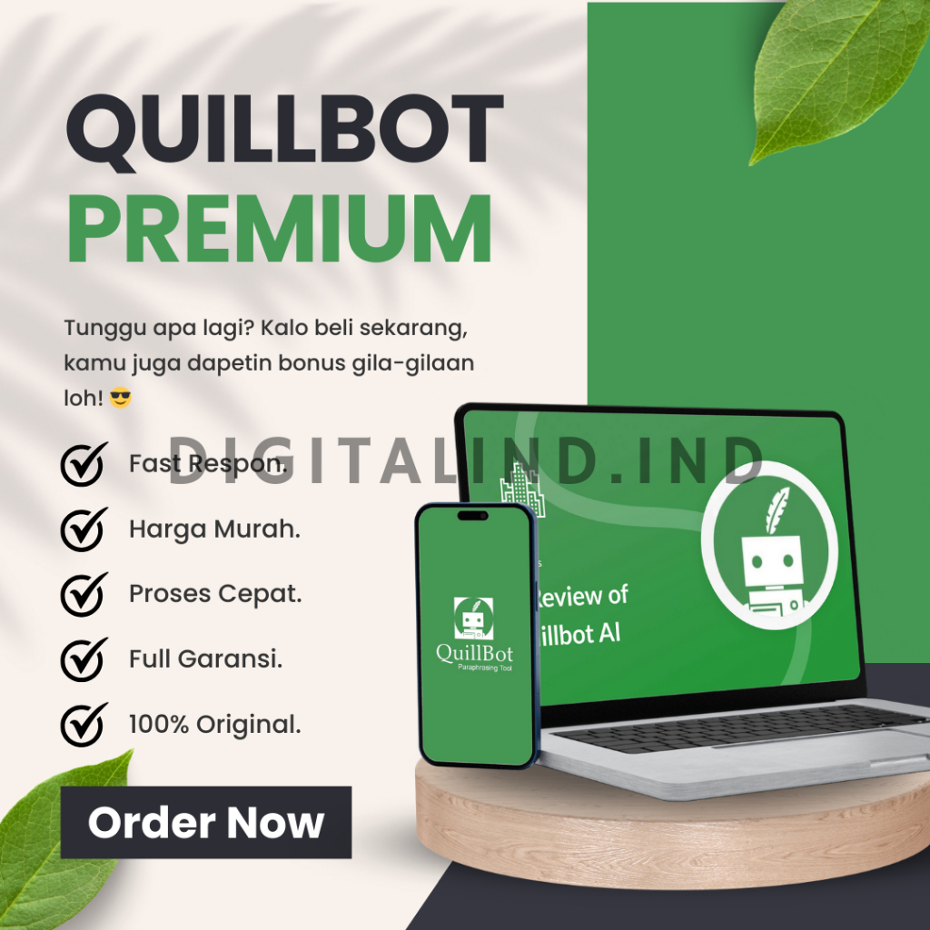 Harga quillbot premium 1 bulan Terbaru Nov 2024 |BigGo Indonesia