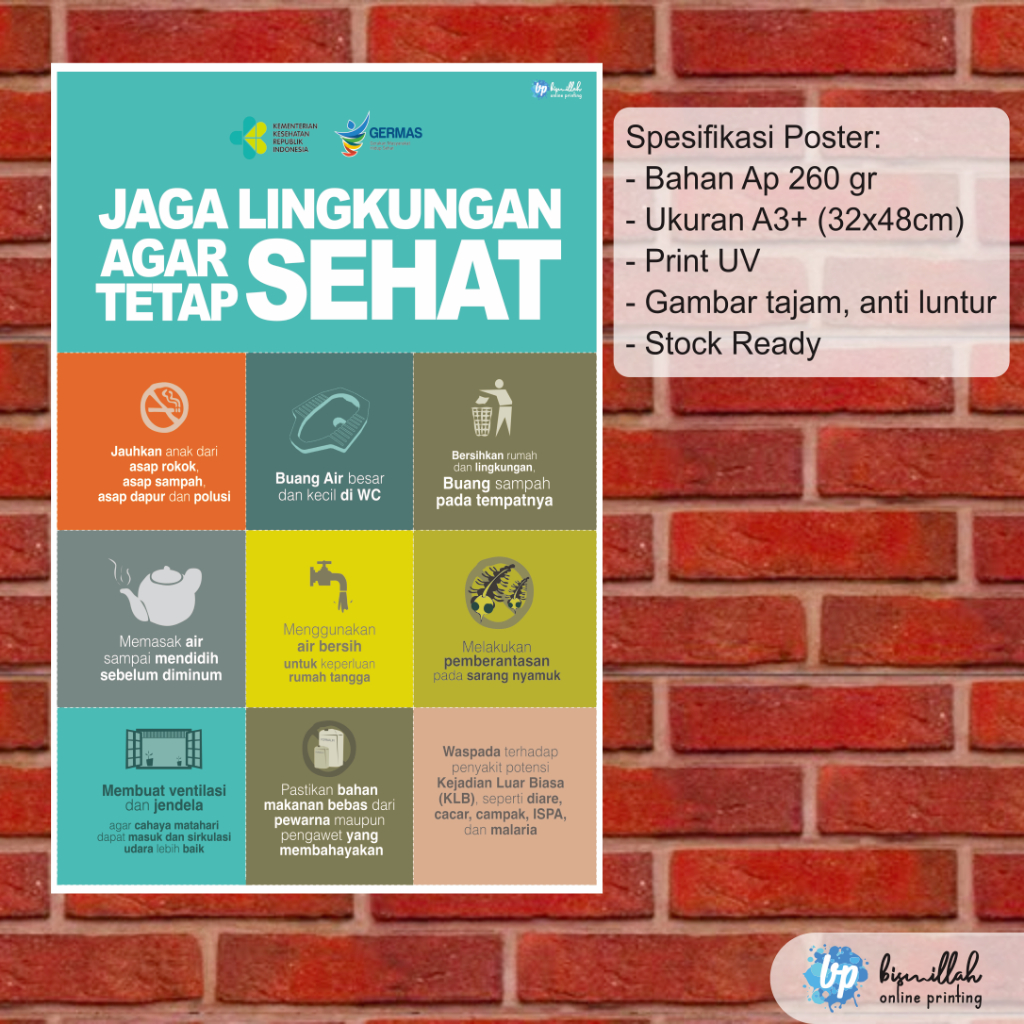 Harga poster kebersihan lingkungan Terbaru Sep 2025 | BigGo Indonesia