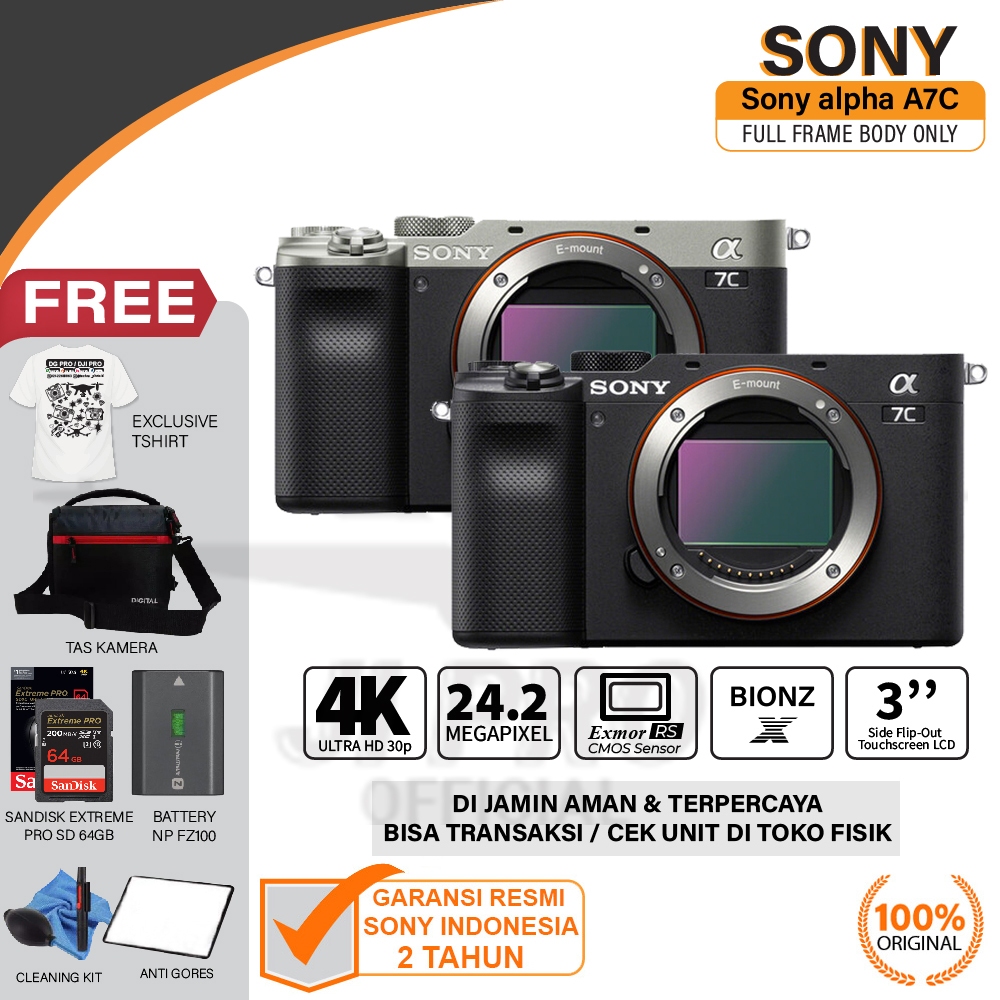 Harga Camera Sony A7C Terbaru Jun 2026 | BigGo Indonesia