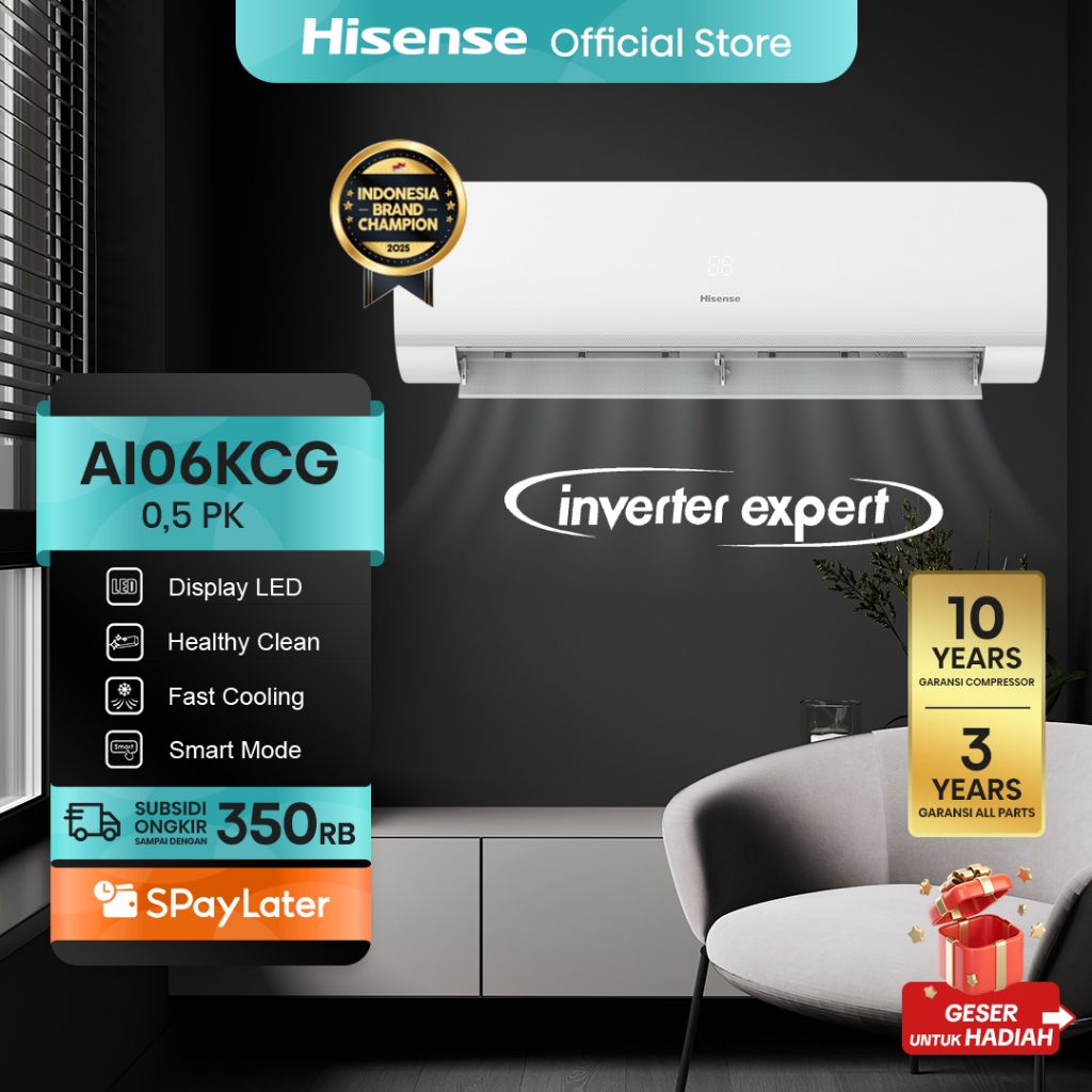 Harga ac 1 pk hisense Terbaru Okt 2025 | BigGo Indonesia