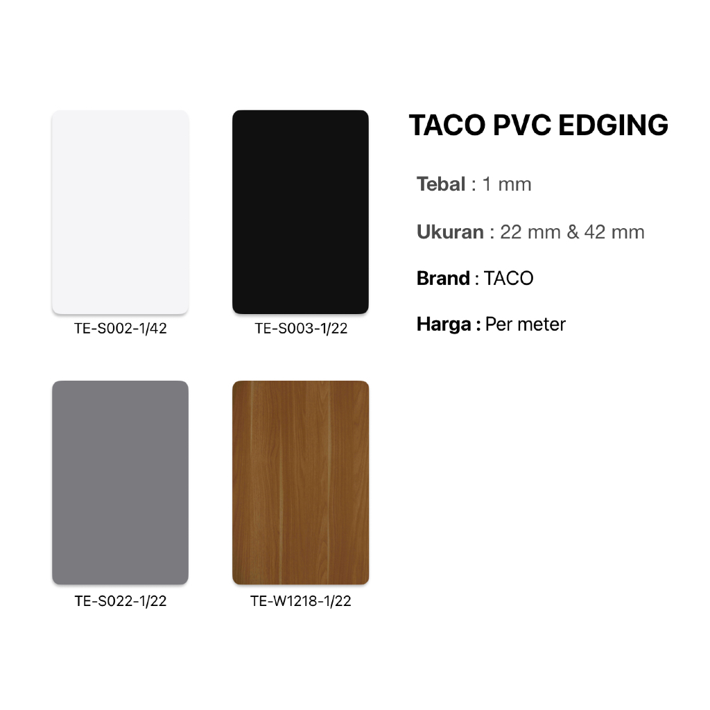 Harga taco hpl hitam doff Terbaru Agt 2025 | BigGo Indonesia