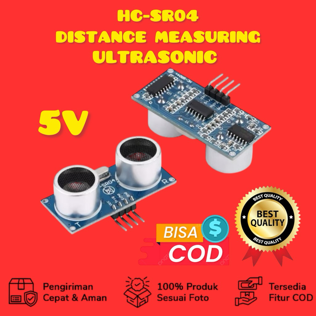 Jual HC-SR04 SR04 ULTRASONIC DISTANCE MEASURING TRANSDUCER S