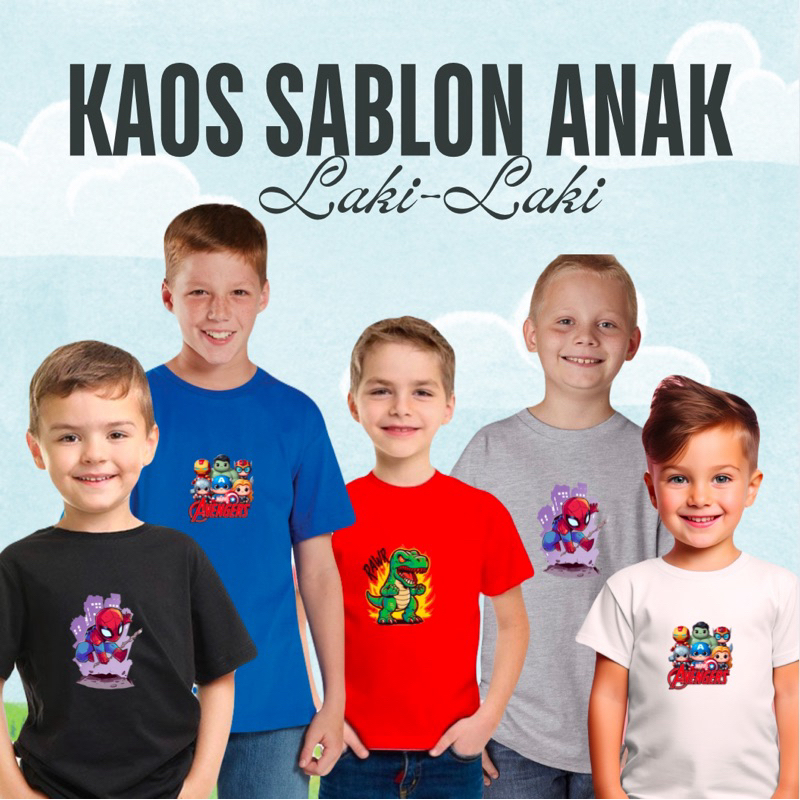 Harga Kaos Sablon Anak Terbaru Jun 2026 | BigGo Indonesia