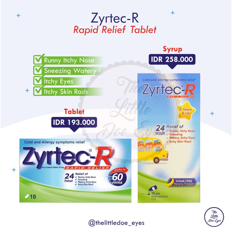 Harga zyrtec-r Terbaru Nov 2024 |BigGo Indonesia