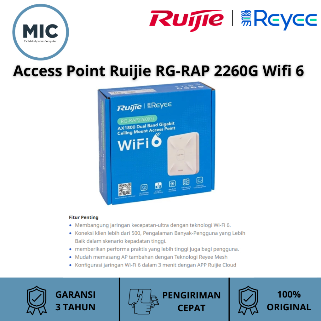 Harga wifi 6 access point ruijie Terbaru Nov 2025 | BigGo Indonesia