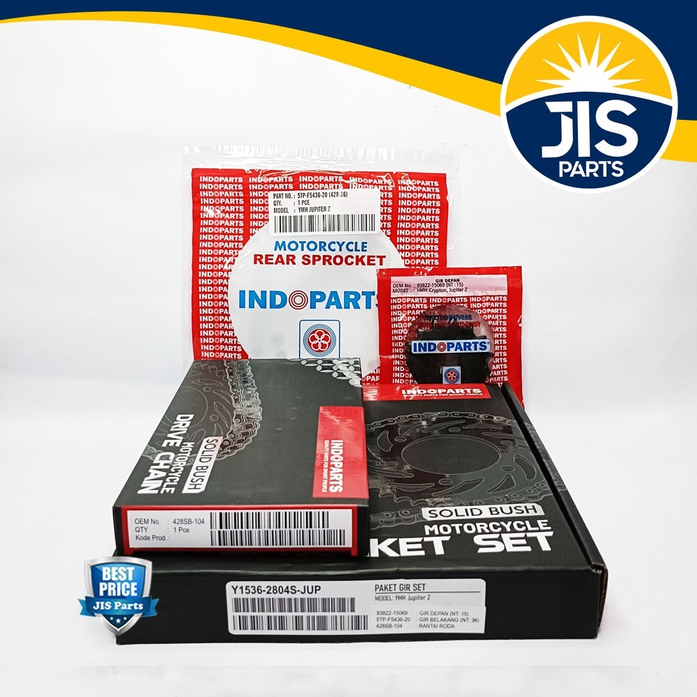Harga Gearset Jupiter Z Indoparts Terbaru Jan 2026 | BigGo Indonesia
