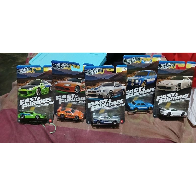 Fast And Furious Hot Wheels Set 1