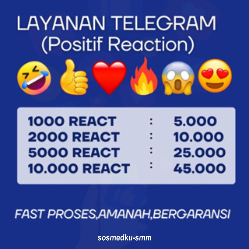 Harga Reaction Telegram Terbaru Jun 2025 | BigGo Indonesia