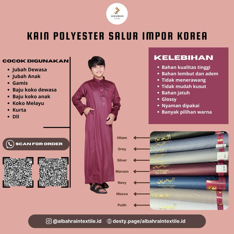 Harga kain polyester korea Terbaru Sep 2025 | BigGo Indonesia