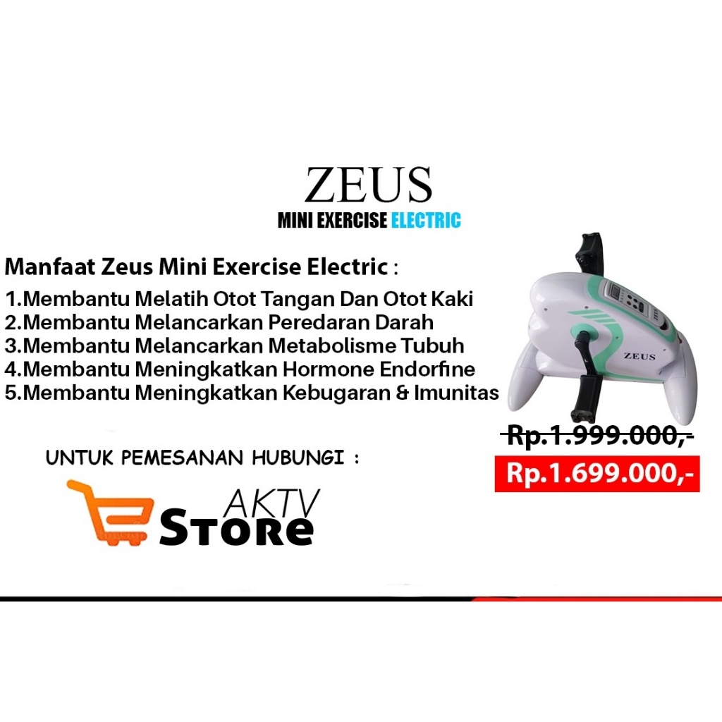 Harga zeus mini exercise electric Terbaru Jun 2026 | BigGo Indonesia