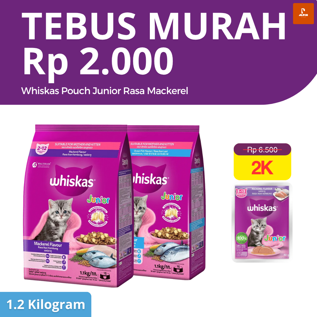 Harga whiskas kucing usia 1 bulan Terbaru Jul 2025 | BigGo Indonesia