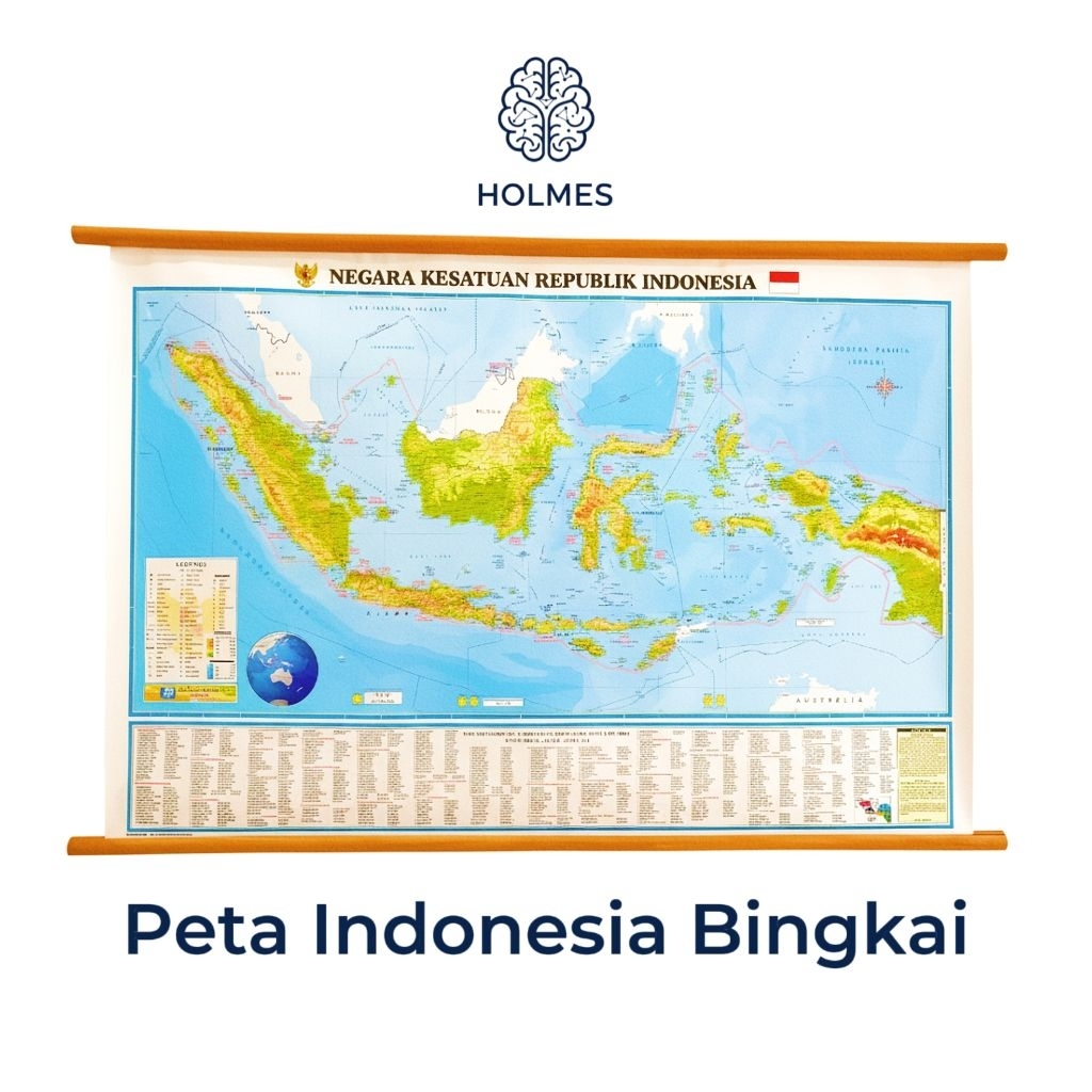 Harga PETA INDONESIA BINGKAI UKURAN Terbaru Feb 2026 | BigGo Indonesia