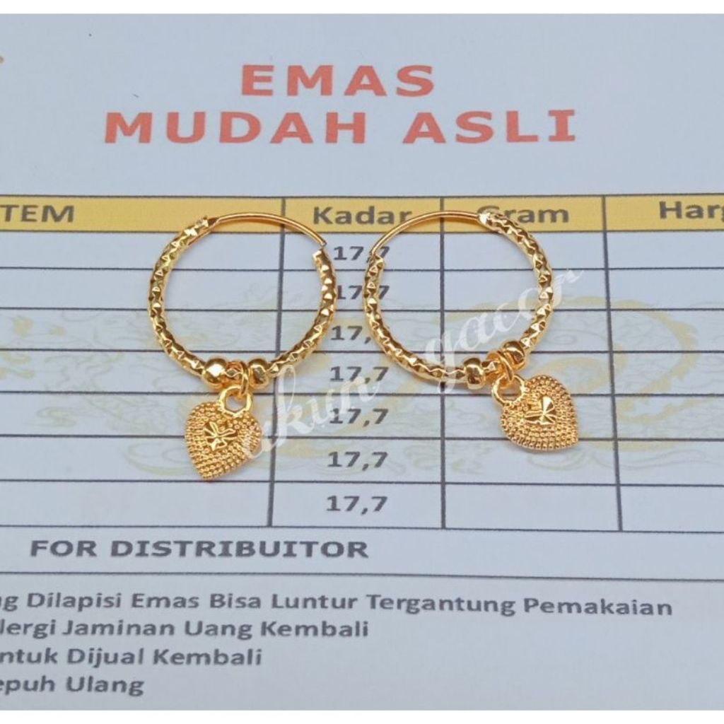 Harga Emas Anting Asli 2 Gram Terbaru Jun 2026 | BigGo Indonesia