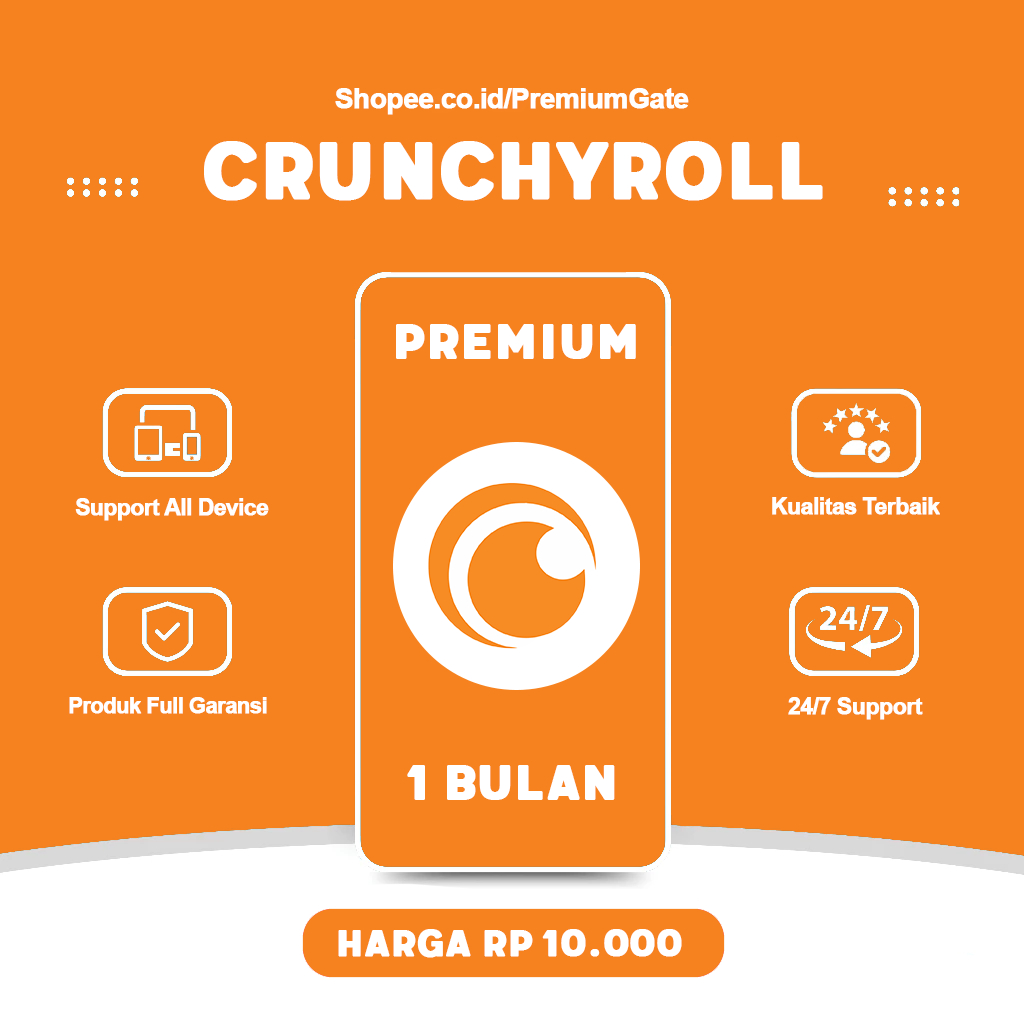 Harga Crunchyroll Premium FAN Terbaru Mar 2026 | BigGo Indonesia