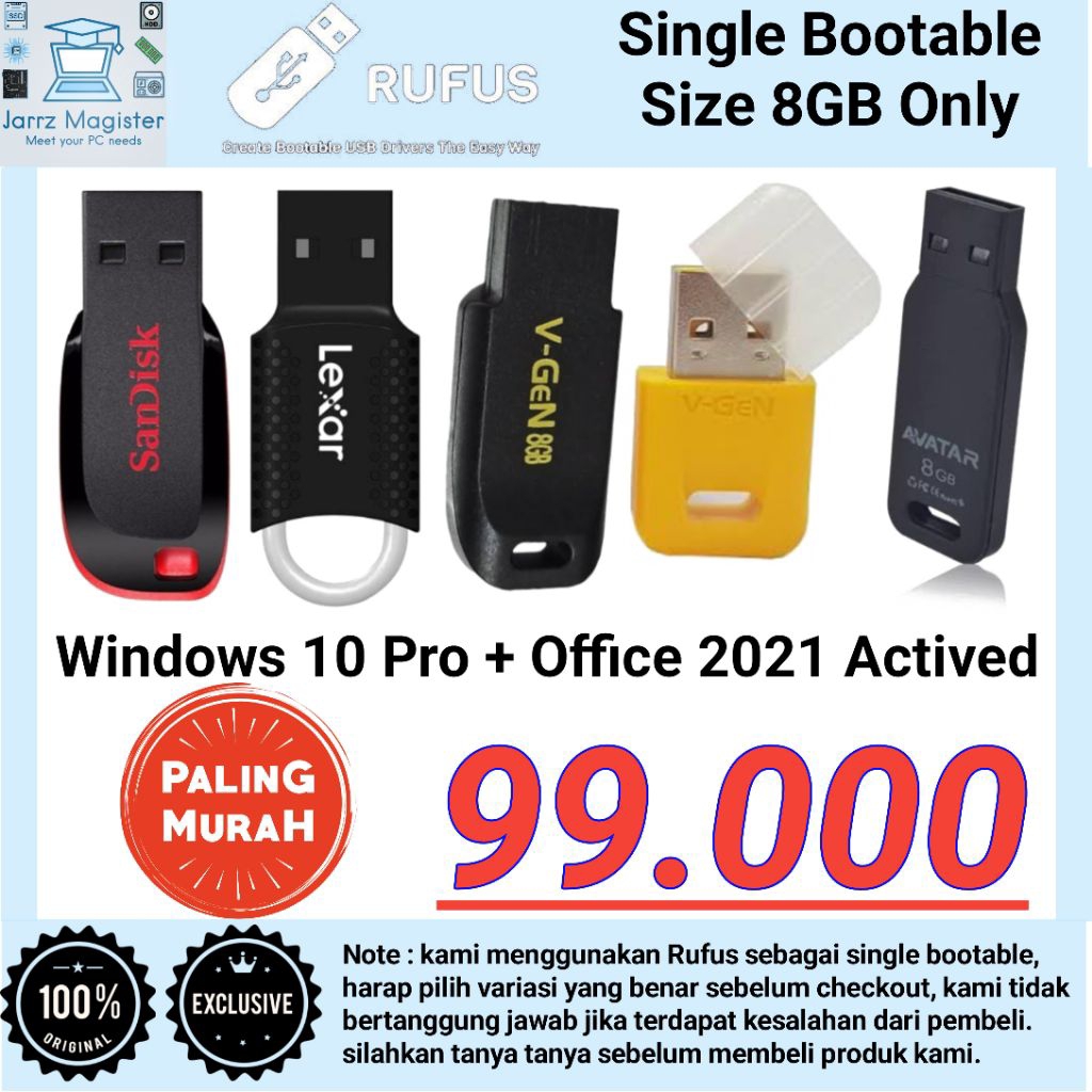 Harga Bootable Windows 10 64 BIT Terbaru Jan 2026 | BigGo Indonesia
