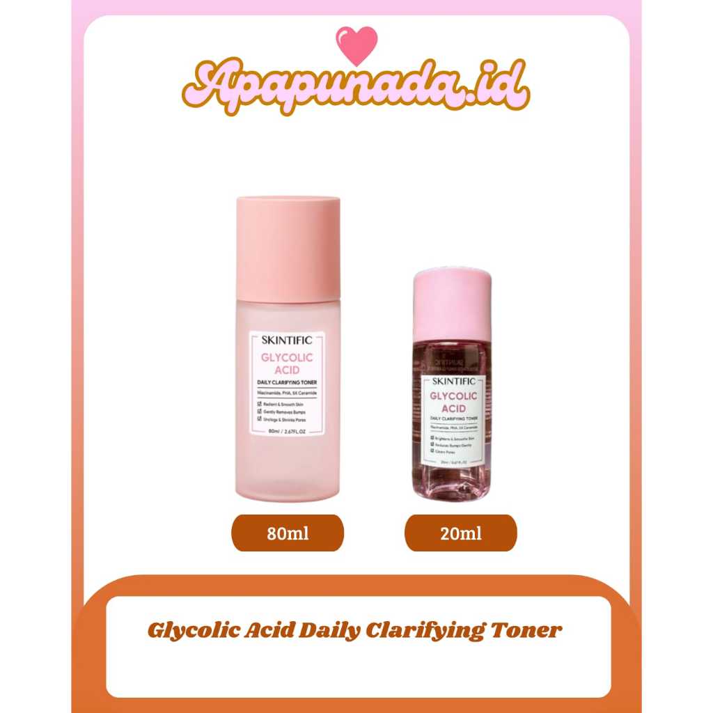 Harga Toner Skintific Glycolic Acid 20ML Terbaru Jun 2026 | BigGo Indonesia