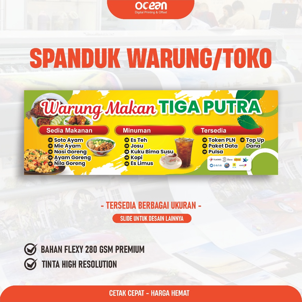 Harga banner ukuran 2x1 Terbaru Jun 2026 | BigGo Indonesia