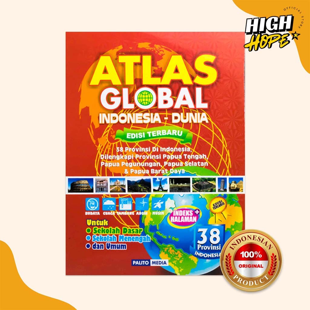 Harga atlas dunia merah Terbaru Feb 2026 | BigGo Indonesia