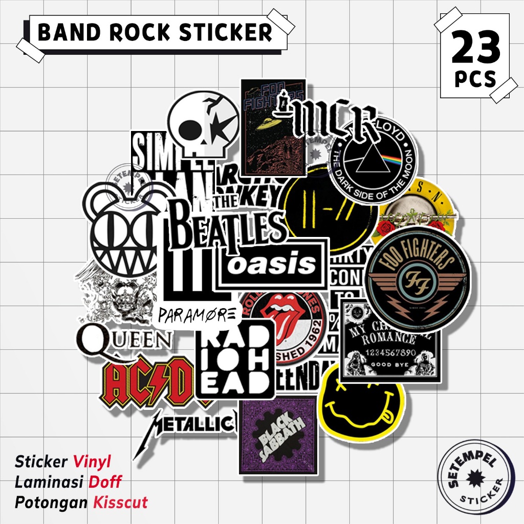 Harga sticker pack band rock Terbaru Feb 2026 | BigGo Indonesia