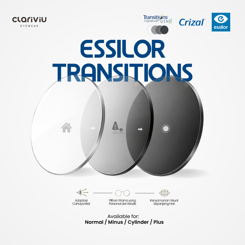 Harga Essilor Transitions Terbaru Mei 2026 | BigGo Indonesia