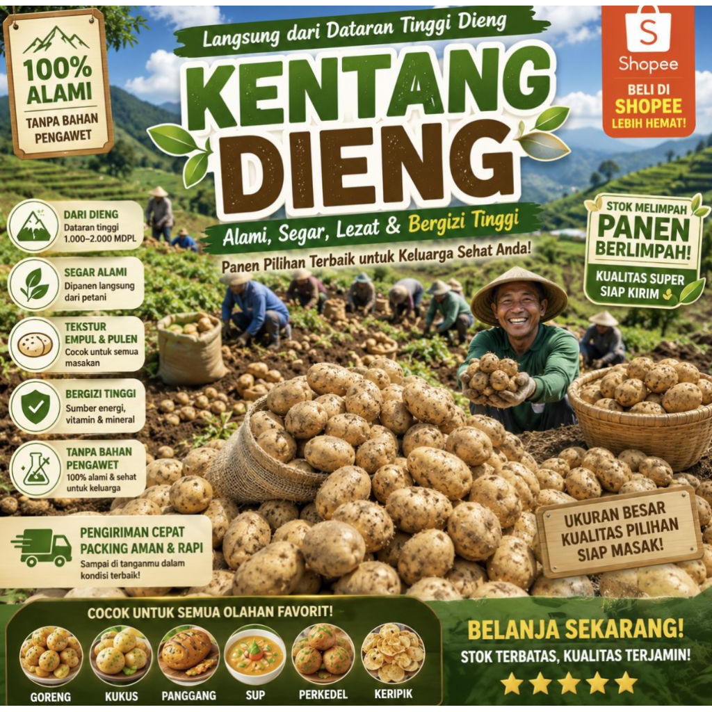 Harga harga kentang per kg Terbaru Jun 2026 | BigGo Indonesia