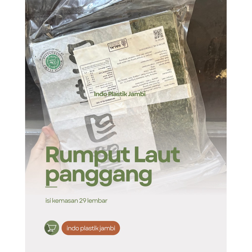 Harga Nori Rumput Laut Kering Terbaru Jun 2026 | BigGo Indonesia