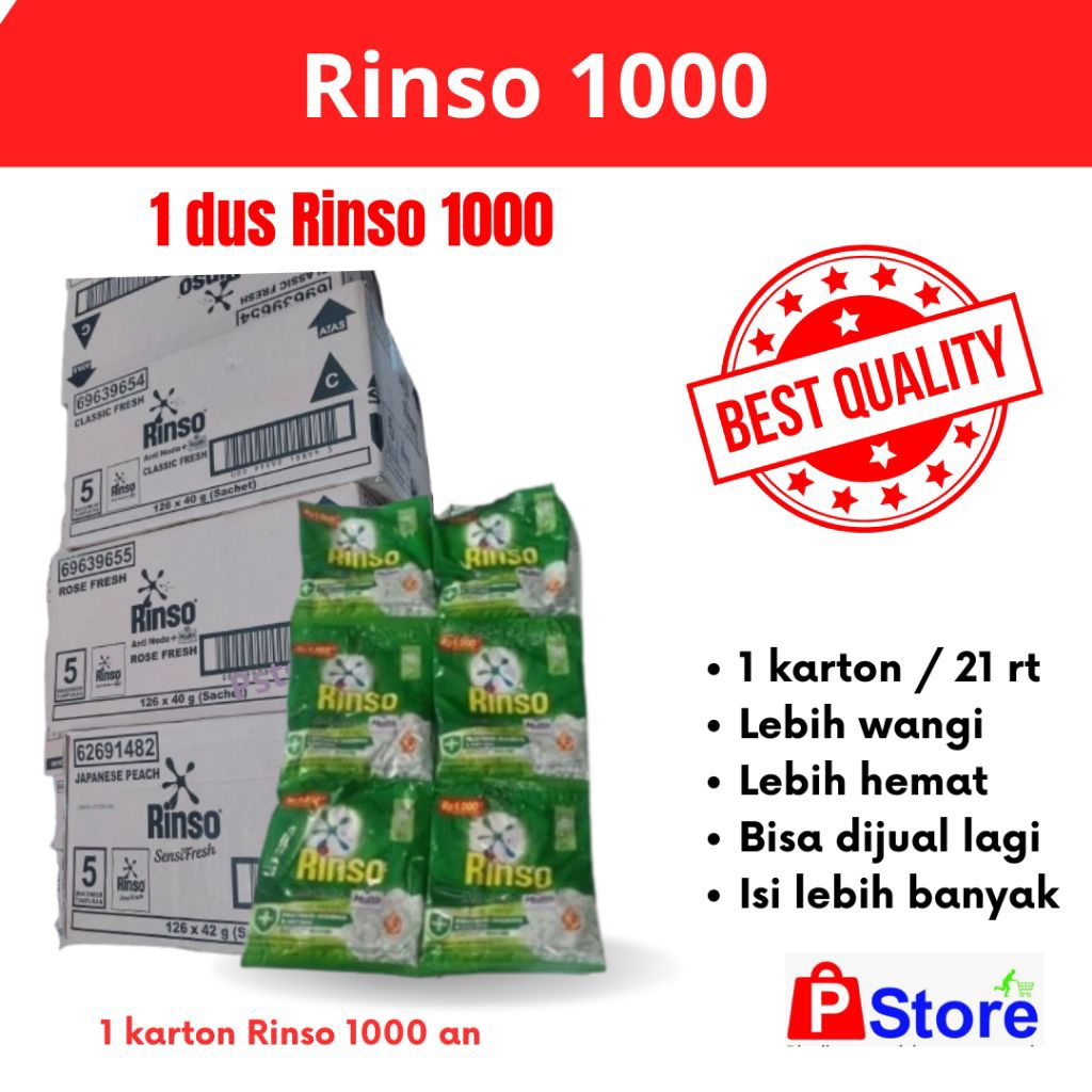 Harga rinso bubuk 1000 dus Terbaru Jun 2026 | BigGo Indonesia