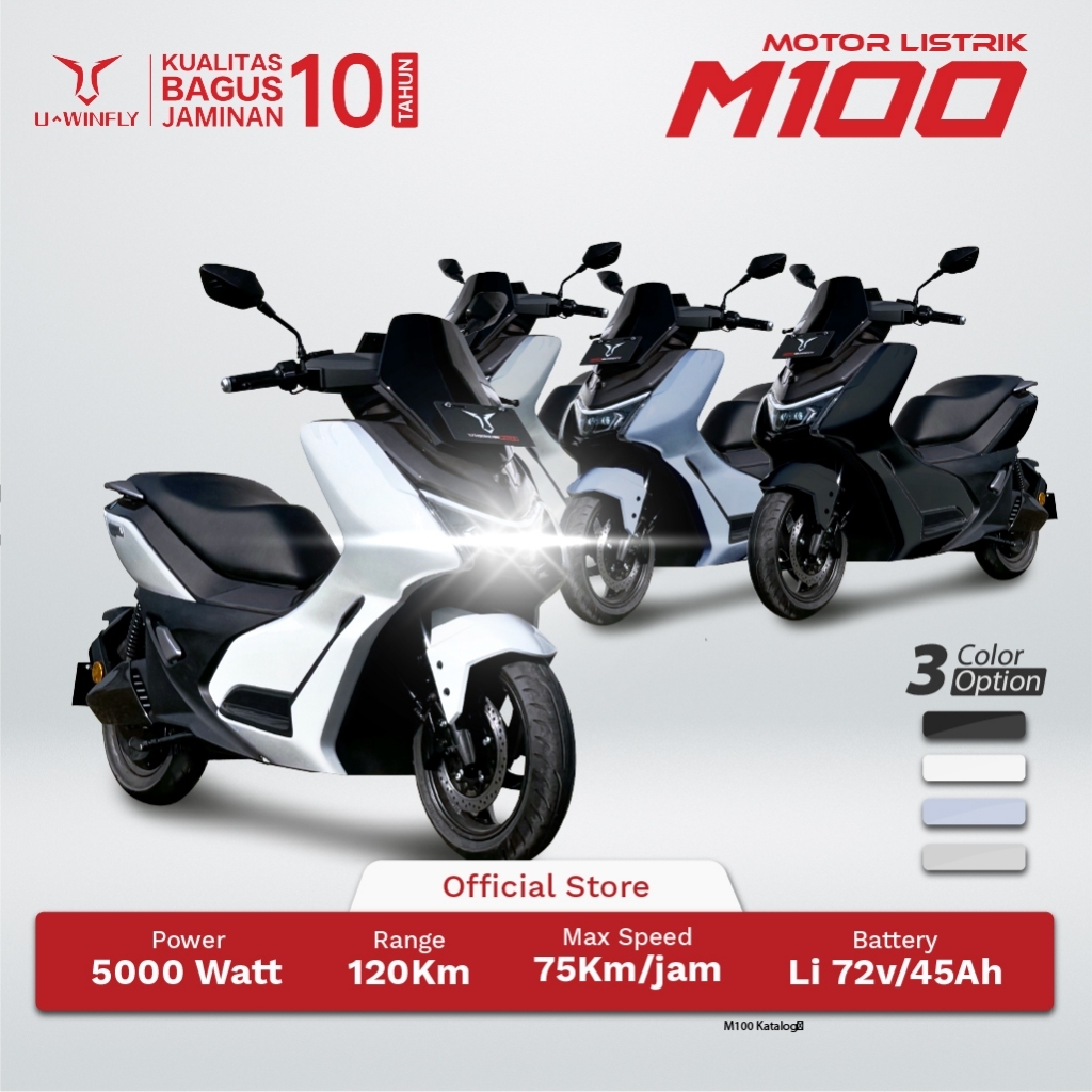 Harga m100 motor listrik uwinfly Terbaru Apr 2026 | BigGo Indonesia