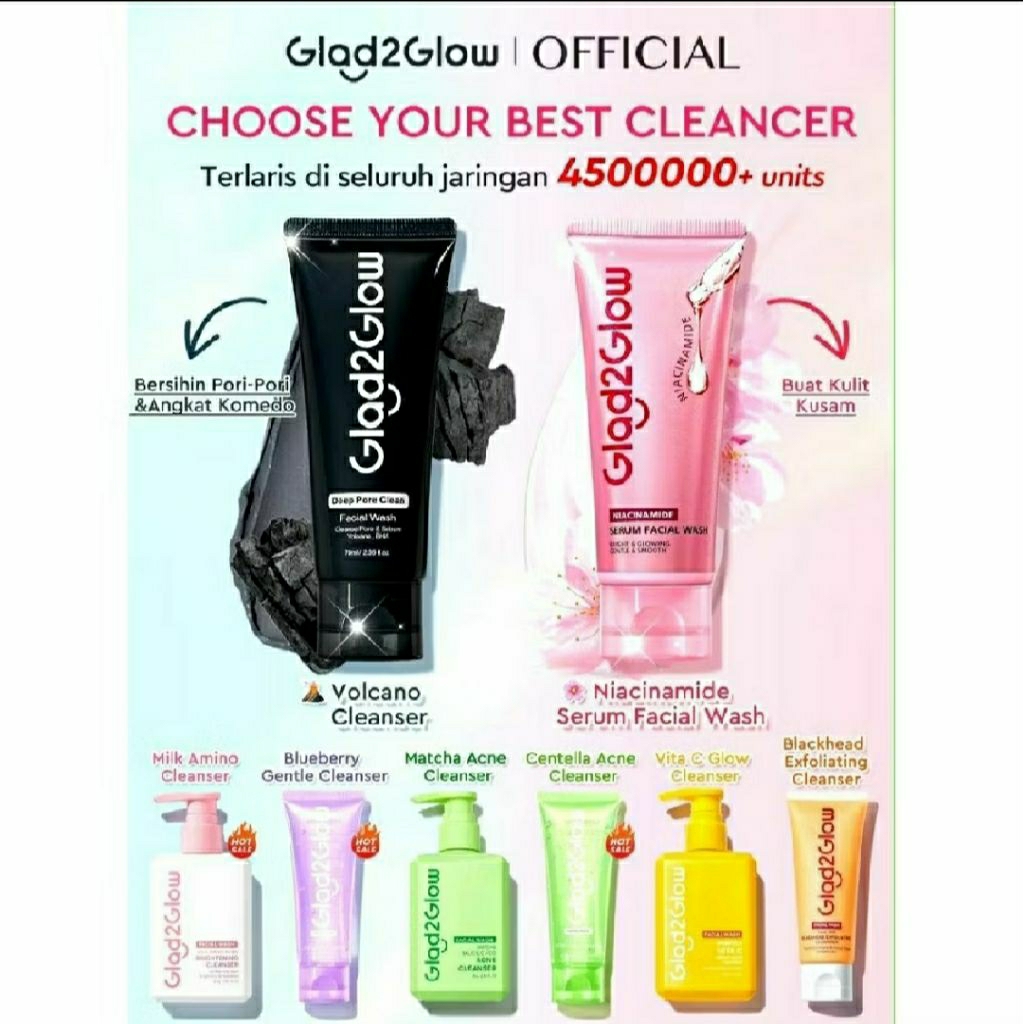 Harga wash facial glad2glow Terbaru Jun 2026 | BigGo Indonesia