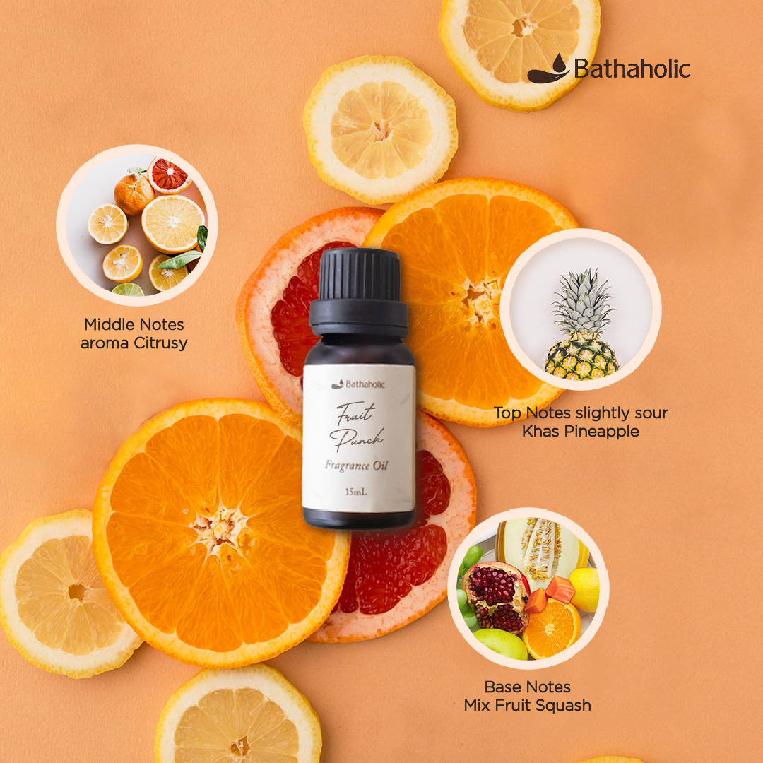 Bathaholic - Fruit Punch 15ml Fragrance Oil / Minyak Diffuser Oil Arom – thebathaholic