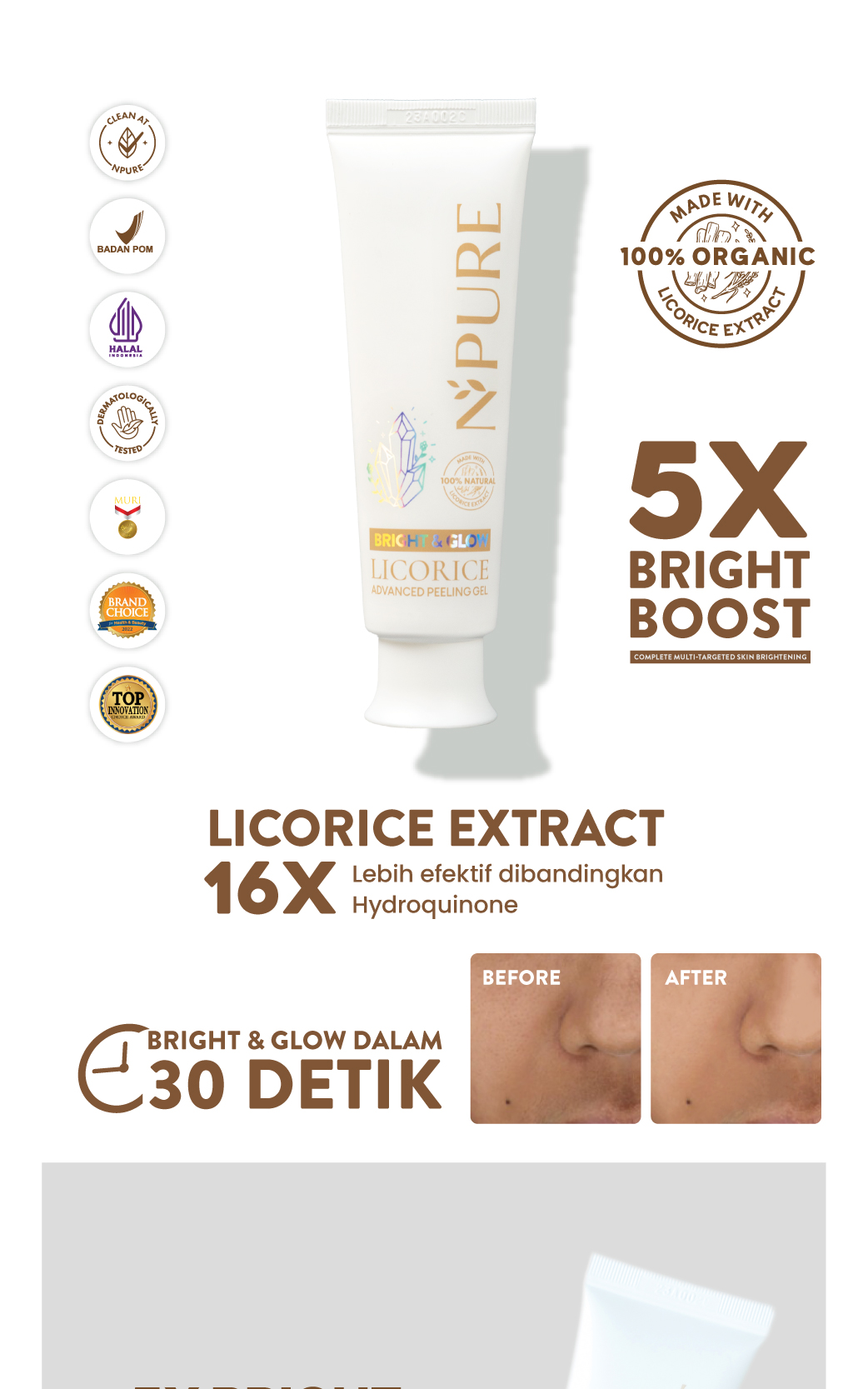 NPURE Licorice Advanced Peeling Gel NPURE Licorice Advanced Peeling Gel