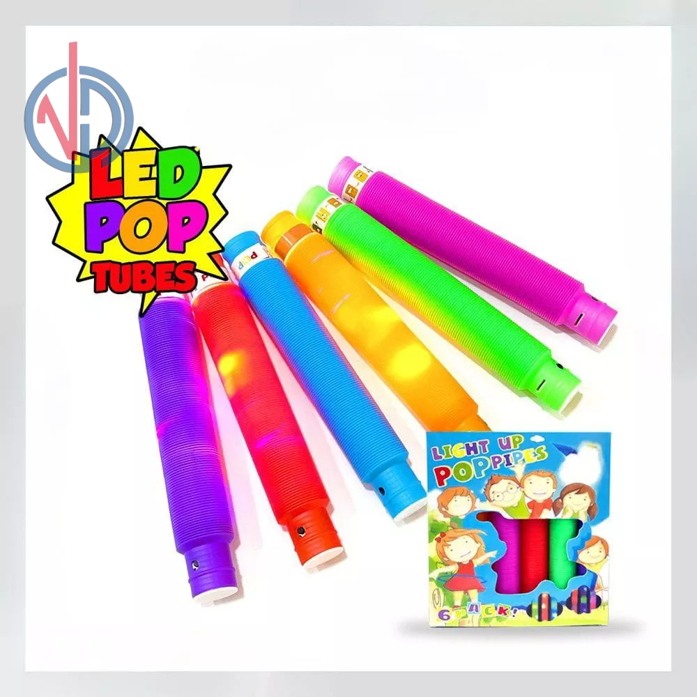 Jual POP LIGHT MAINAN LED ANAK POP PIPES POP TUBE LED SELANG LAMPU ...