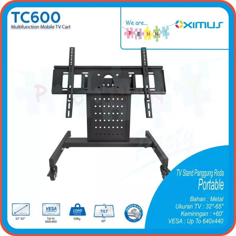Jual TV Stand Panggung dengan Roda Bracket Monitor/TV/LCD/LED/Plasma ...