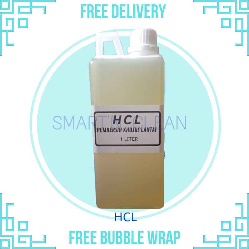 Jual HCL PEMBERSIH KERAK KERAMIK Toilet CAIR 1 LITER | Shopee Indonesia
