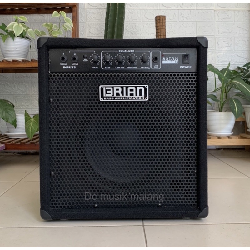 Jual amplifier ampli backsound monitor bass brian 25 speaker 10 inch ...
