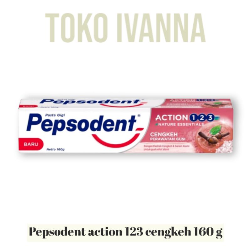 Jual Pepsodent Action 123 Pasta Gigi Cengkeh 160gr | Shopee Indonesia