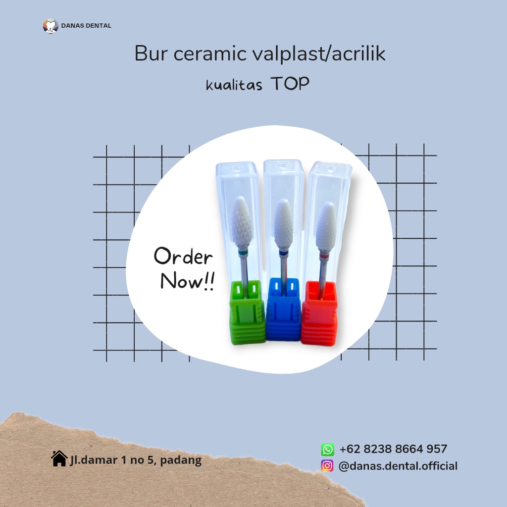 Jual Bur ceramic valplast/acrilik | Shopee Indonesia