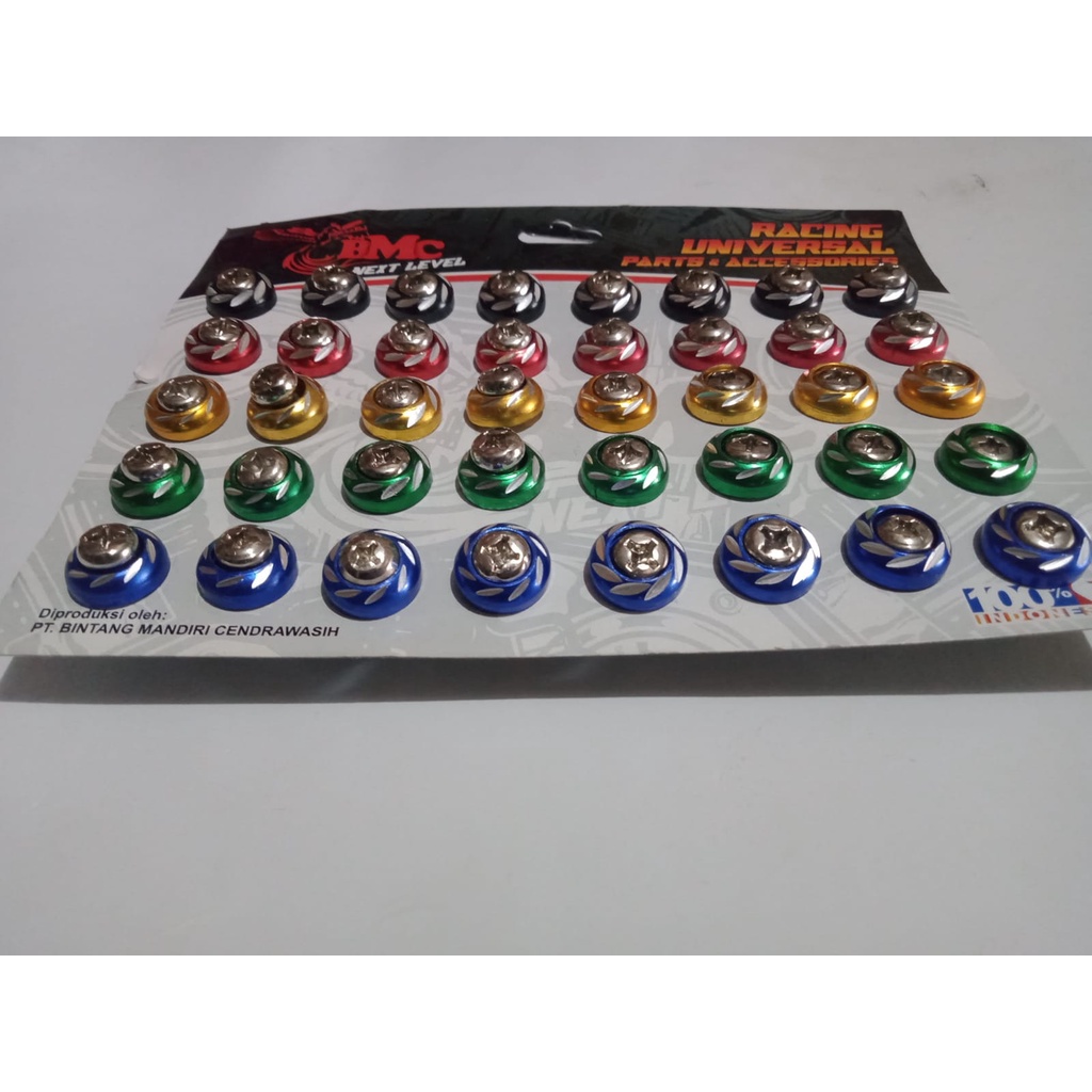 Jual BAUT POSH OBENG BAUT PLAT KB VARIASI BODY CNC M6 BAUT DRAT 10 ...