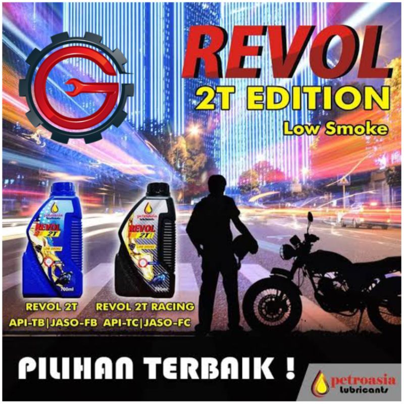 Jual OLI REVOL 2T OLI SAMPING MOTOR 2TAK GENSET/OLI CHAIN SAW POTONG ...