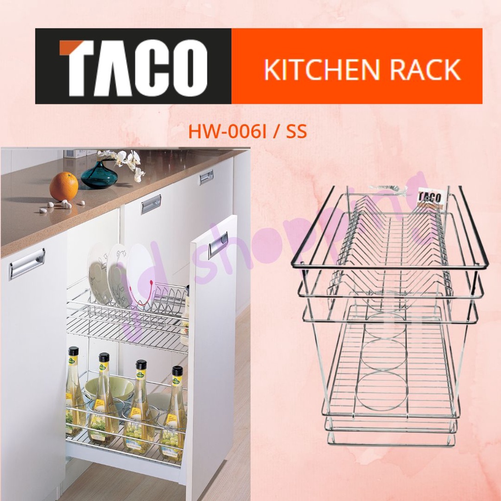 Jual RAK PIRING BOTOL TACO HW 006 CH / SS | Shopee Indonesia