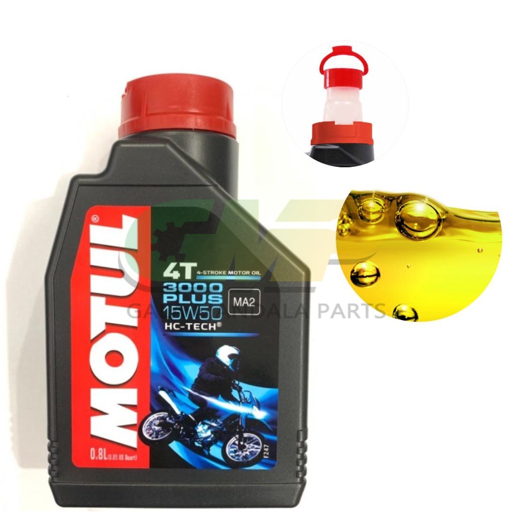 Jual Oli Motul 3000 Plus 800ml 4T 15w50 20w50 Oil 0.8L Motor FU Jupiter ...