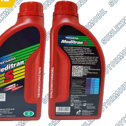 Jual SAE 40 OLI MEDITRAN S DIESEL PERTAMINA 1L 1 LITER BOTOL | Shopee ...